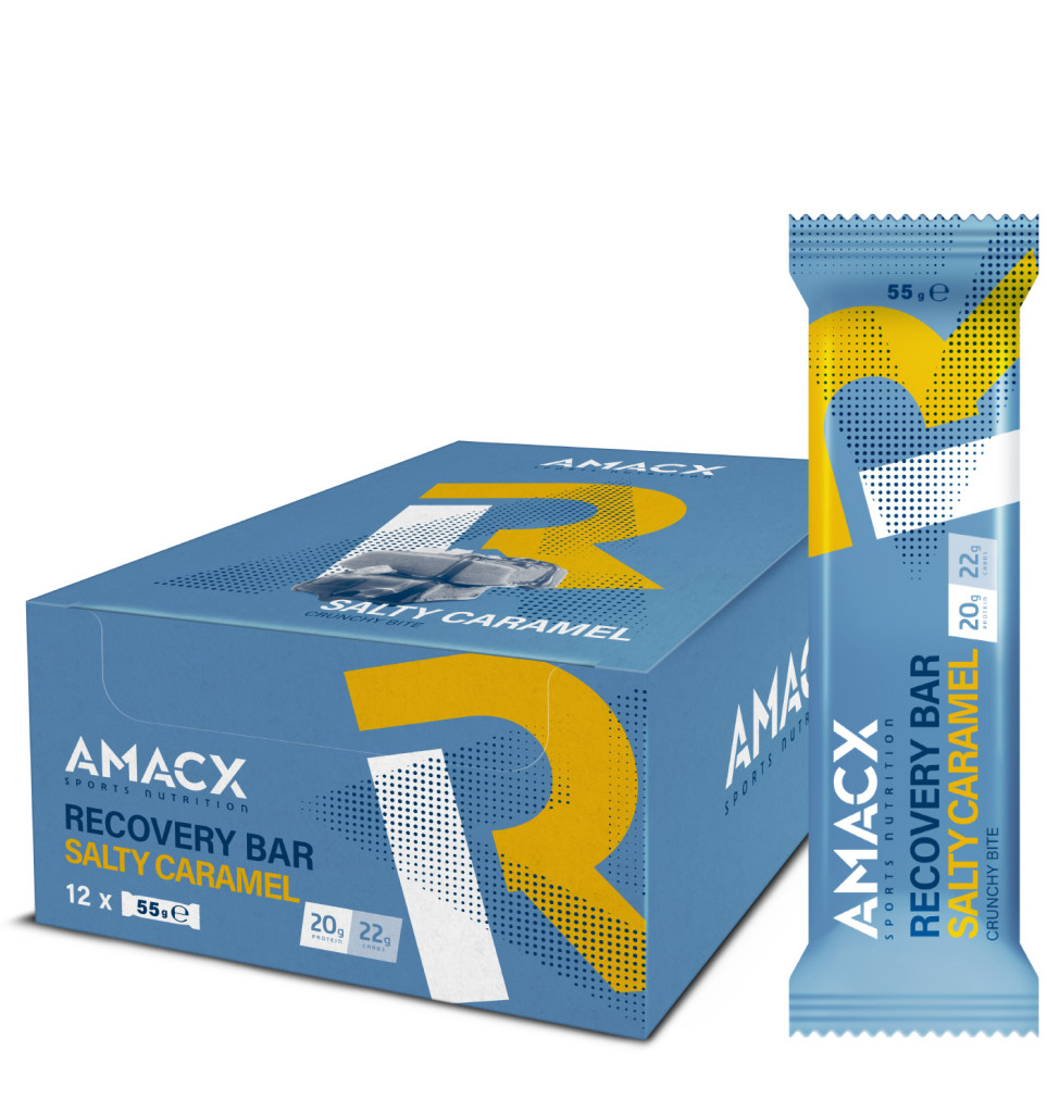 Amacx Recovery Bar - 12 x 55 gram - Herstel- en eiwitrepen - Na de ...