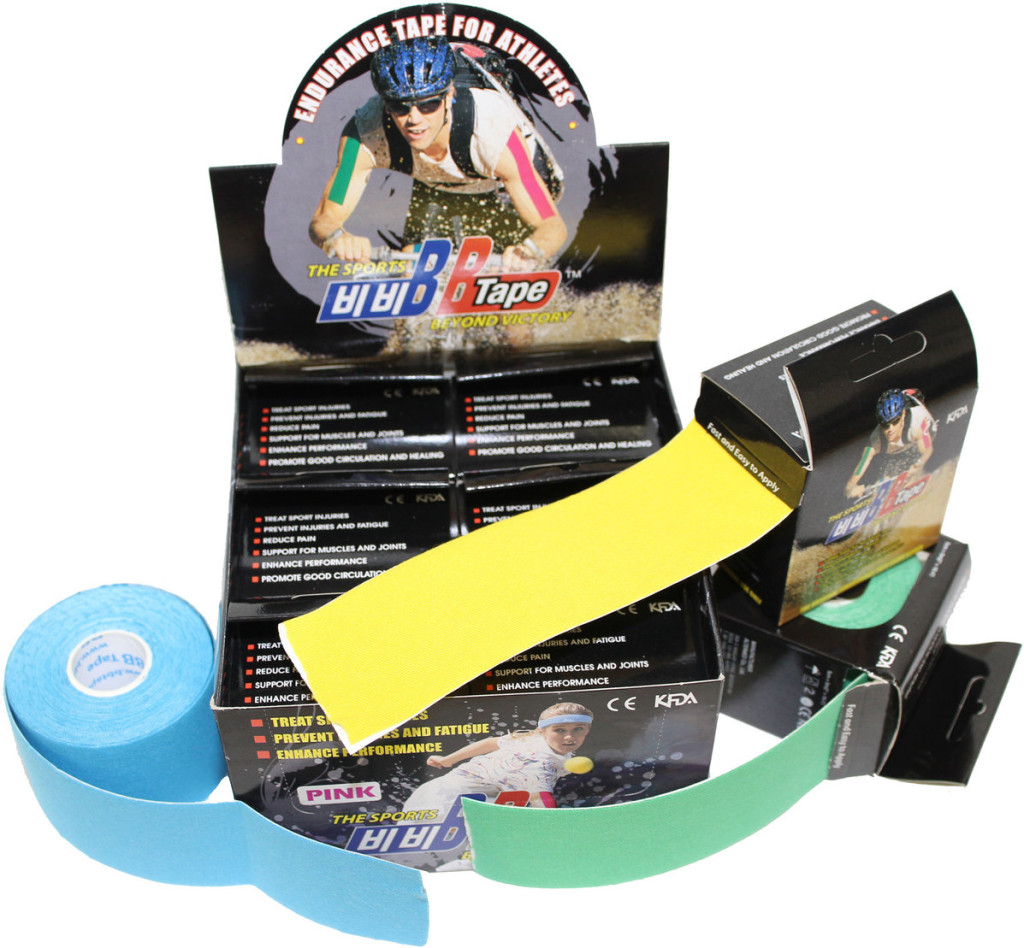 BB Fysio Tape 1 rol - 5m x 5cm - Fysio Tape - Verzorging - Wielervoeding.nl