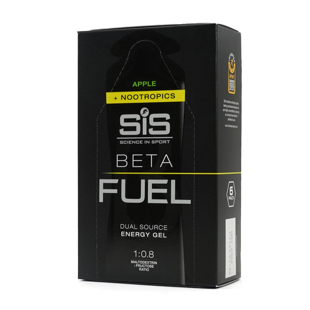 SiS Beta Fuel + NOOTROPICS GEL Six Pack - 6 x 60 ml - Energiegels met ...