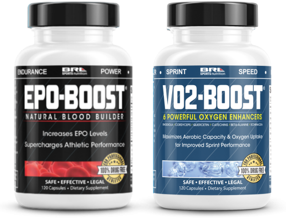 BRL Epo-Boost - 120 capsules + BRL VO2-Boost - 120 capsules ...