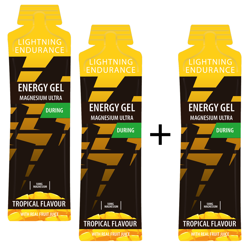 Lightning Endurance Energy Gel Magnesium Ultra - 60 ml - 10 + 2 gratis ...