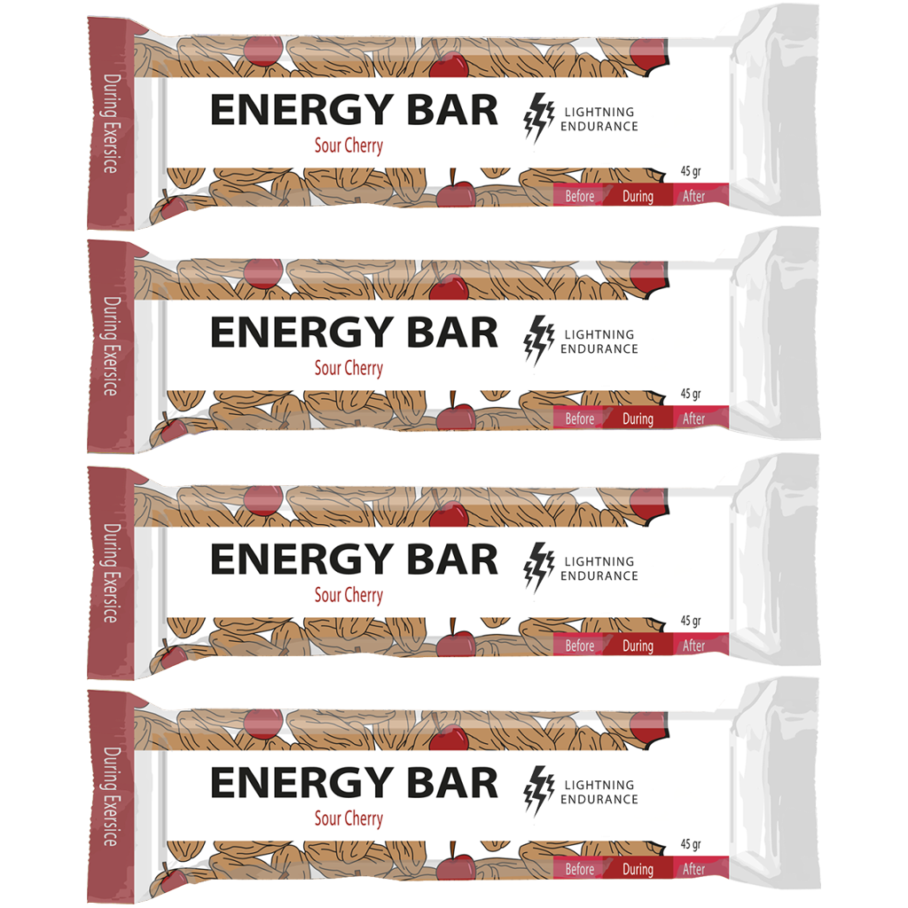 Lightning Energy Bar - Sour Cherry - 15 x 45 gram - Lightning Endurance ...