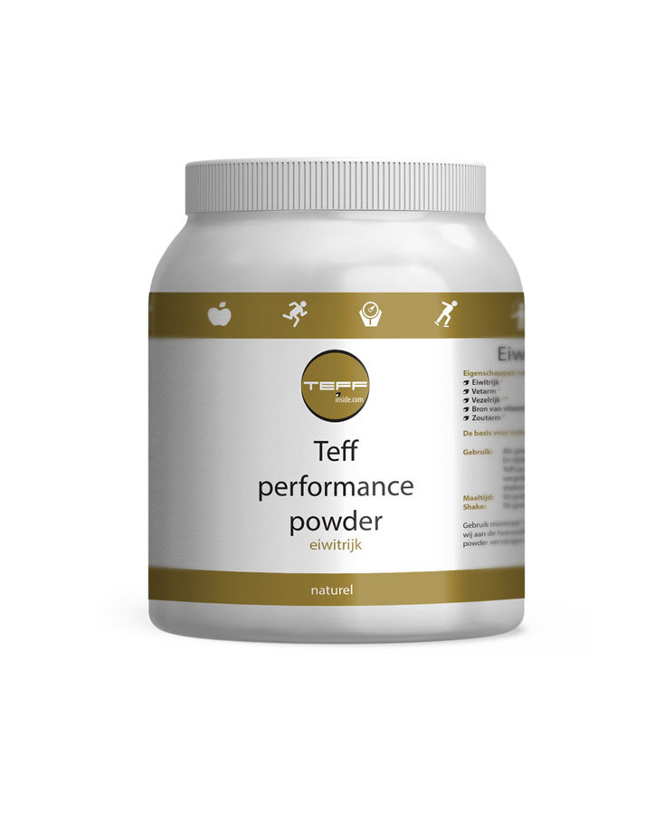 Teff Performance Powder - 700 gram - Vitamines & Mineralen ...