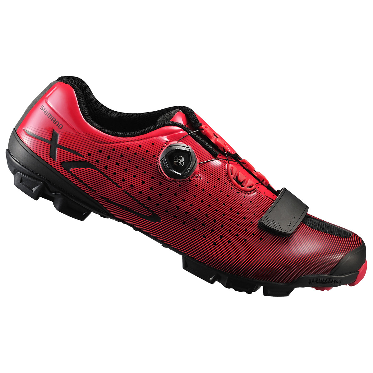 Shimano XC700 MTB Schoenen - Heren - Rood - Shimano - Schoenen ...